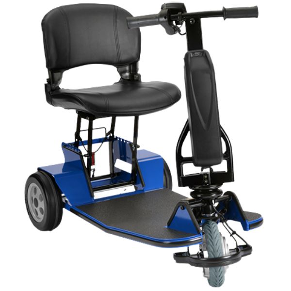 Amigo TravelMate Folding 3 Wheel Mobility Scooter– Electric Wheelchairs USA