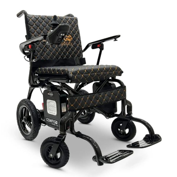 ComfyGo Phoenix Carbon Fiber Folding Electric Wheelchair– Electric ...