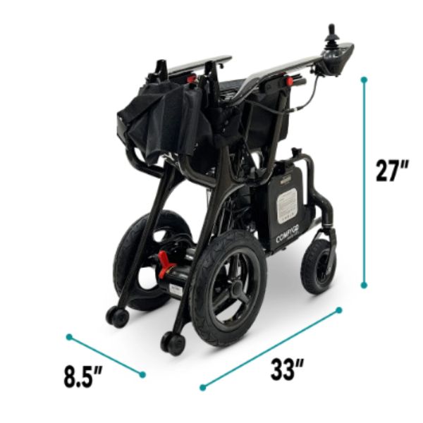 ComfyGo Phoenix Carbon Fiber Folding Electric Wheelchair– Electric ...