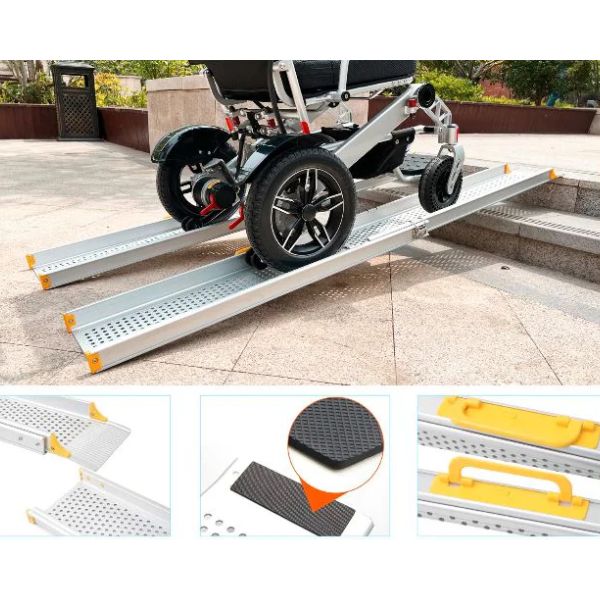 GO-Ramp Portable 8 FT Telescopic Ramp By GomfyGo– Electric Wheelchairs USA