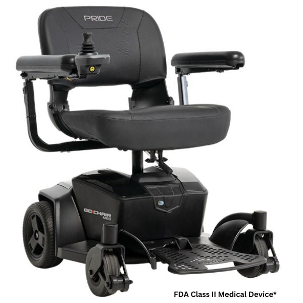 Pride Mobility Go-Chair MED Portable Power Chair– Electric Wheelchairs USA